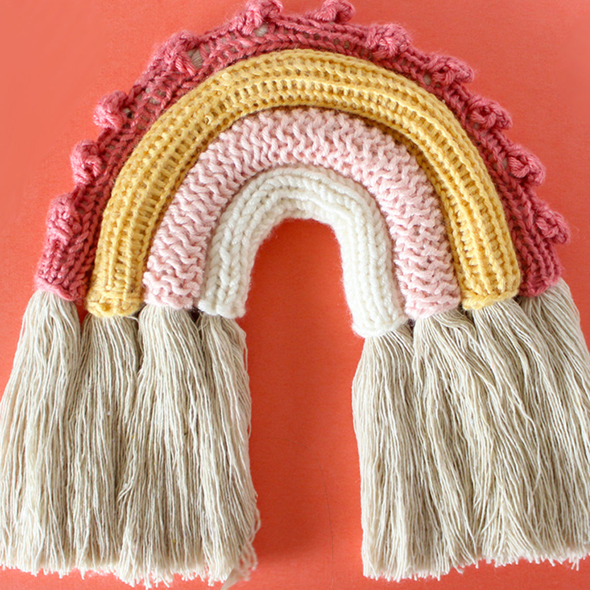 Boho Rainbow Knitting Pattern (PDF Download) – StudioKnit